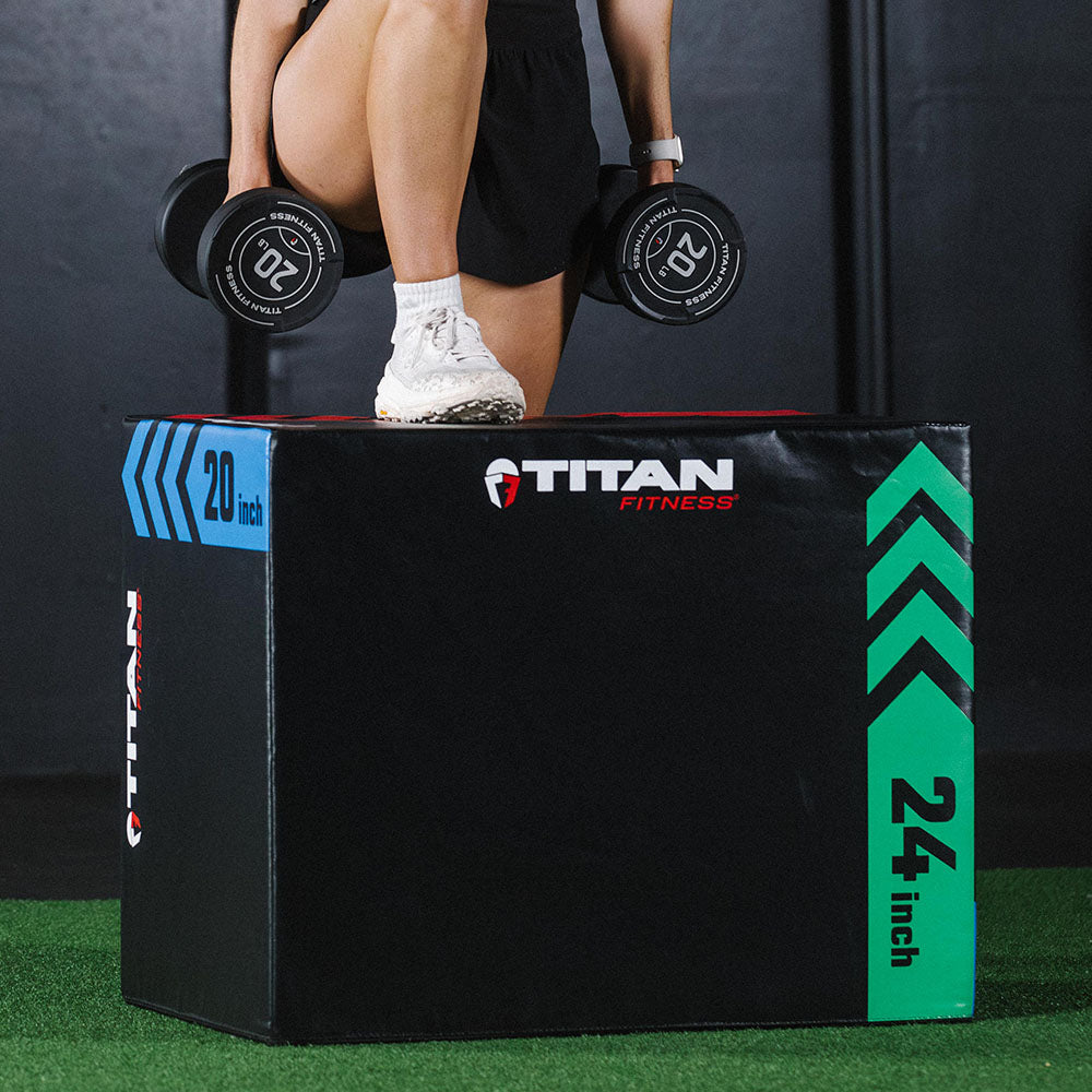 3-In-1 Heavy Foam Plyometric Box – Titan Fitness