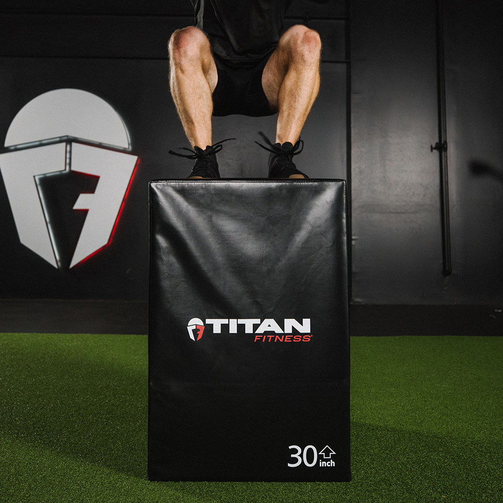 3-in-1 Soft Foam Plyometric Box – 20" x 24" x 30" – Titan Fitness