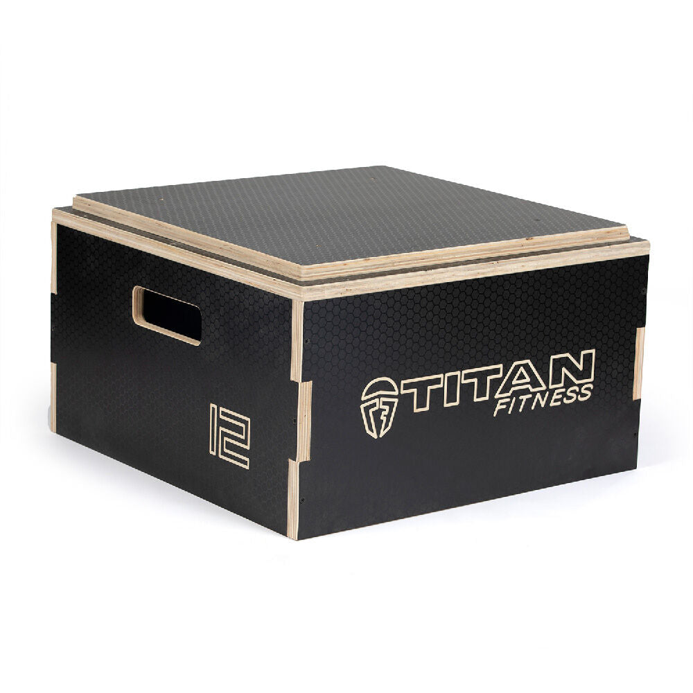 12" Stackable Wooden Plyo Box – Titan Fitness