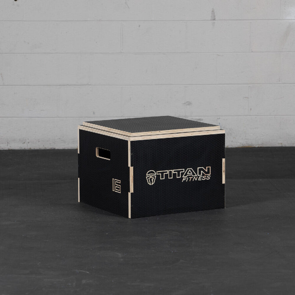 12" Stackable Wooden Plyo Box – Titan Fitness