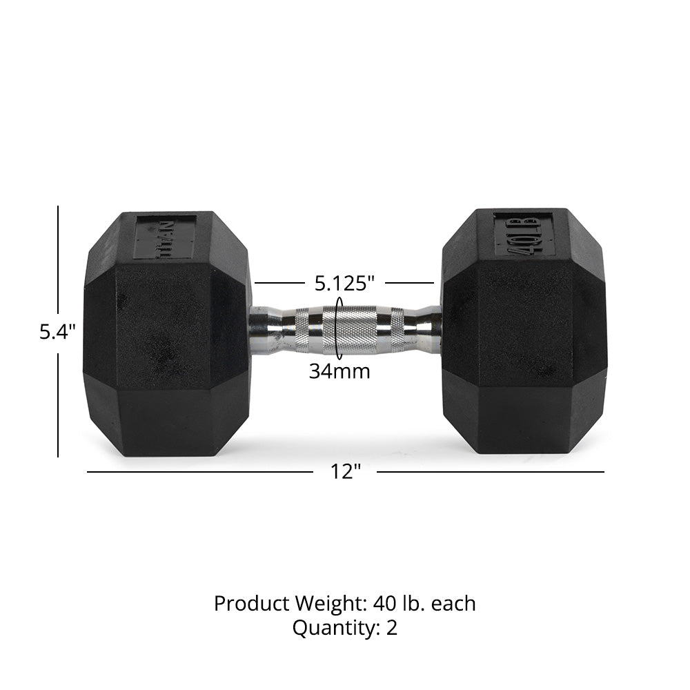 40 lb Dumbbell Sets | Titan Fitness