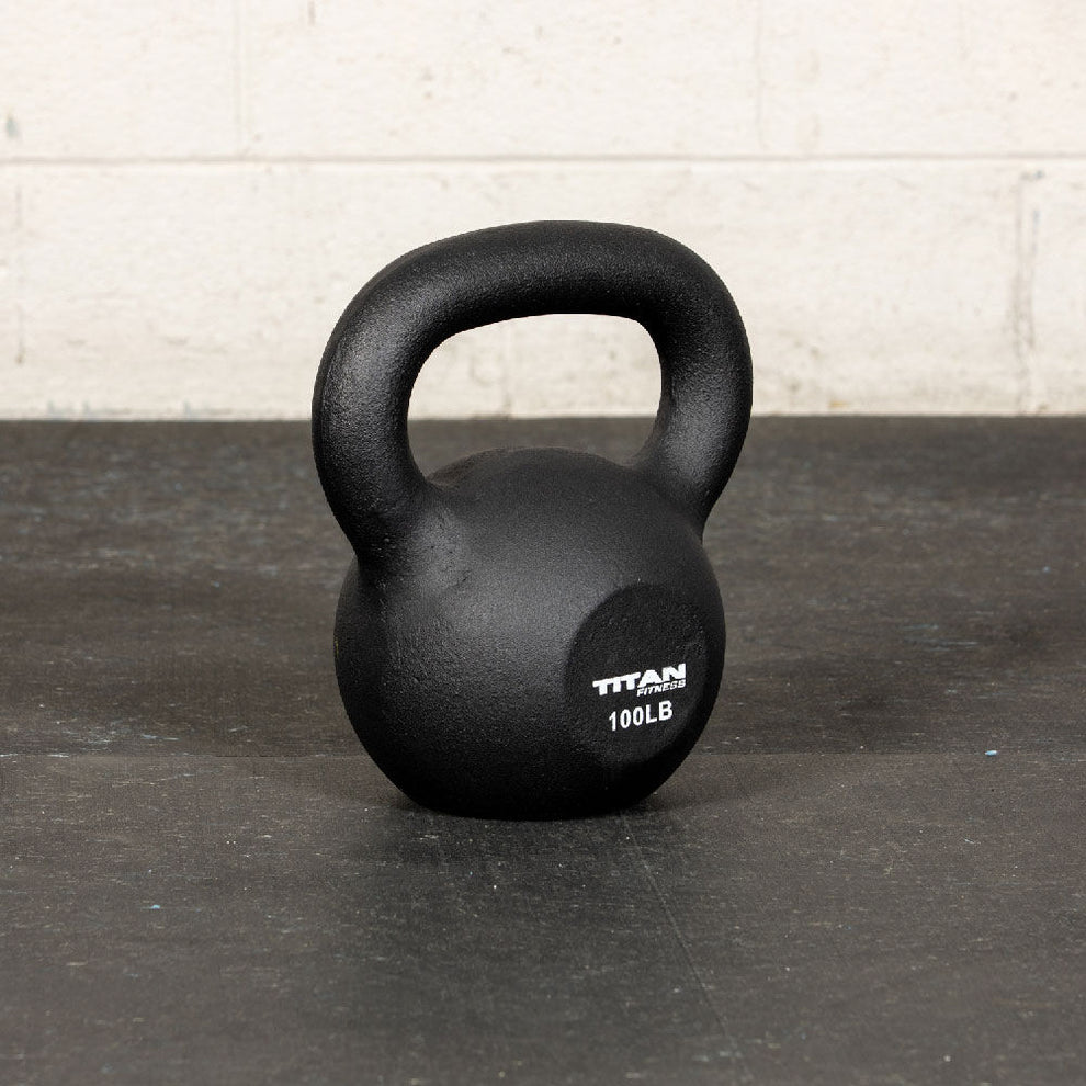 100 LB Cast Iron Kettlebell – Titan Fitness