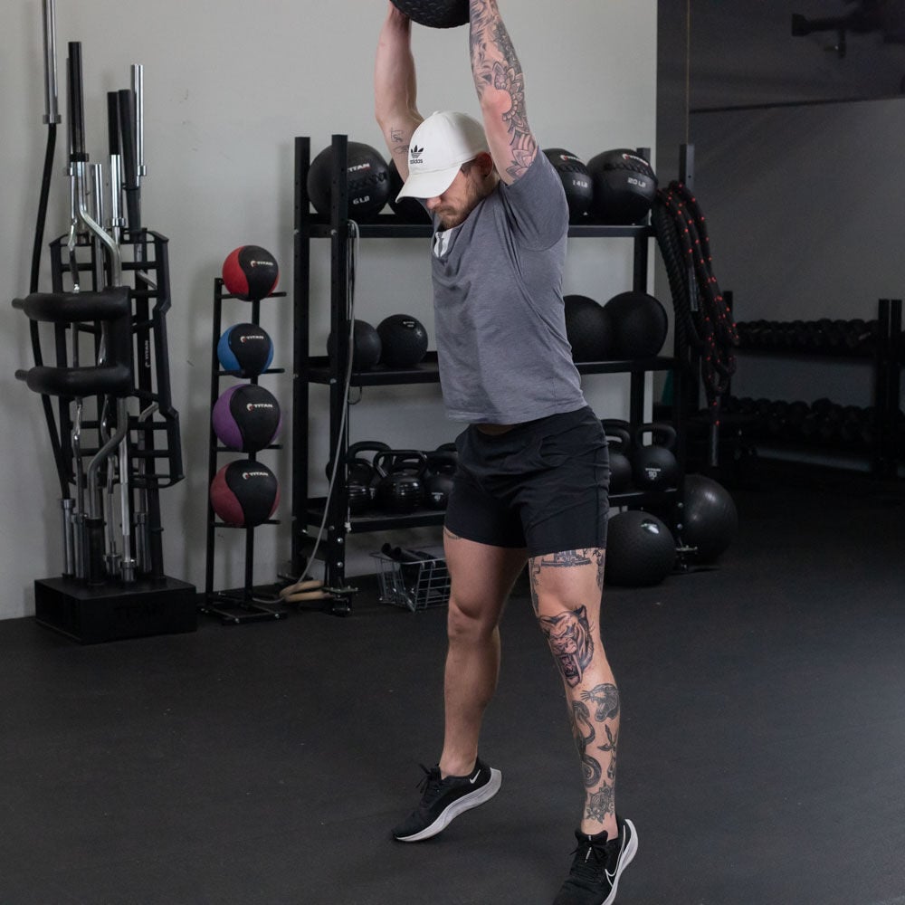 Rubber Tread Slam Ball | Titan Fitness