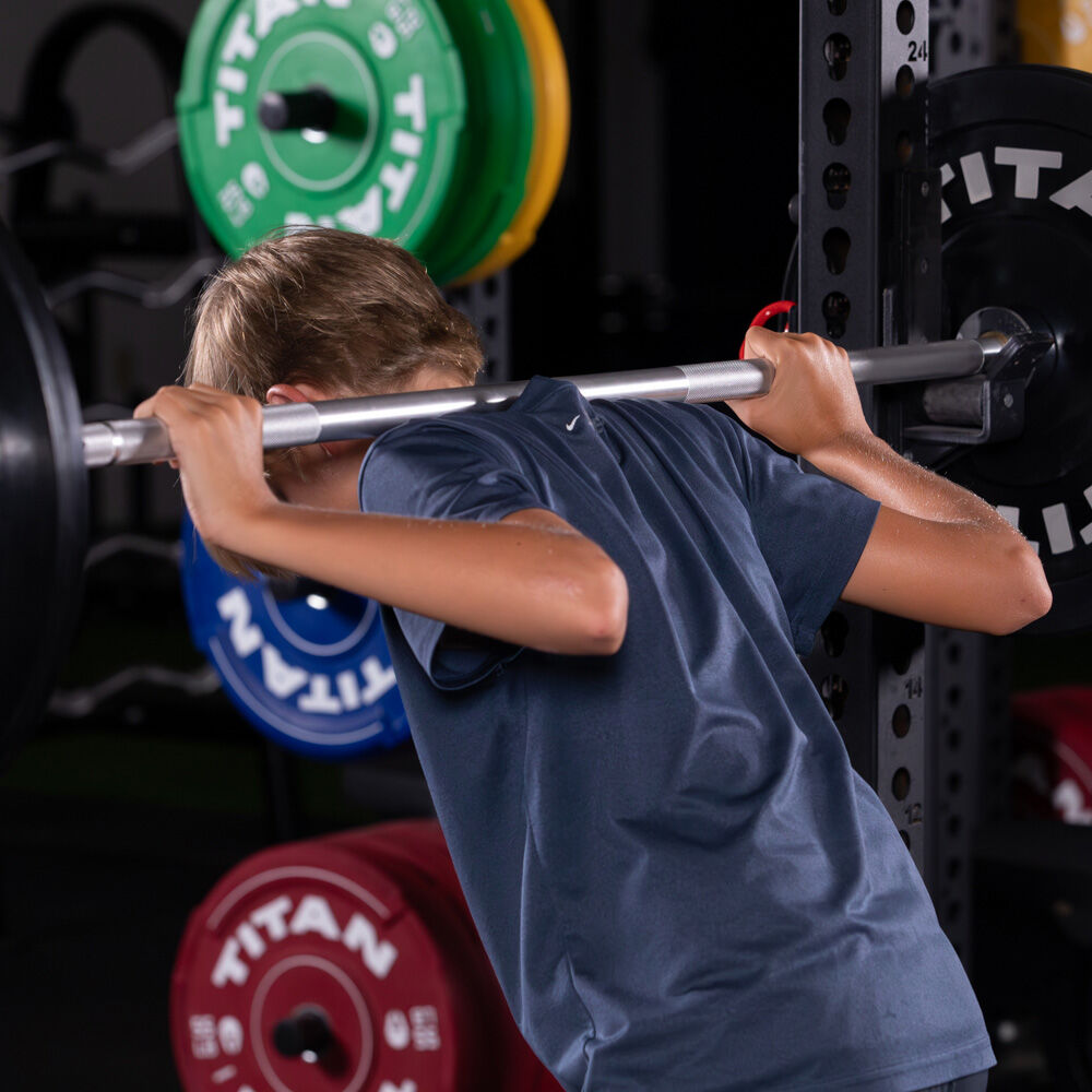 8KG Aluminum Olympic Technique Bar | Titan Fitness