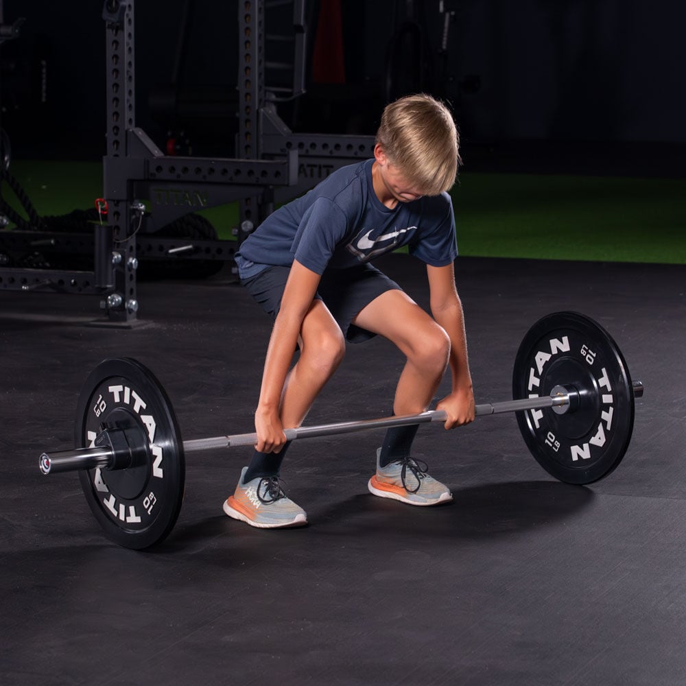 8KG Aluminum Olympic Technique Bar | Titan Fitness