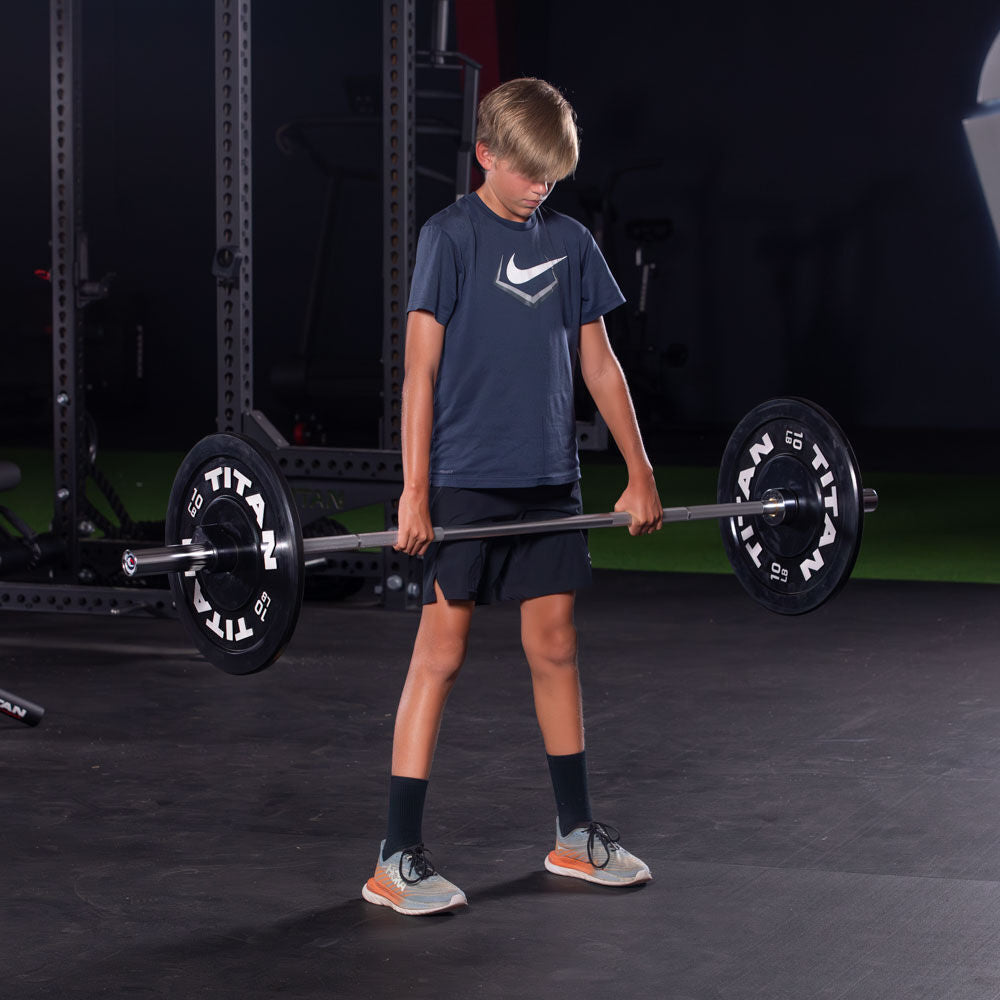8KG Aluminum Olympic Technique Bar | Titan Fitness