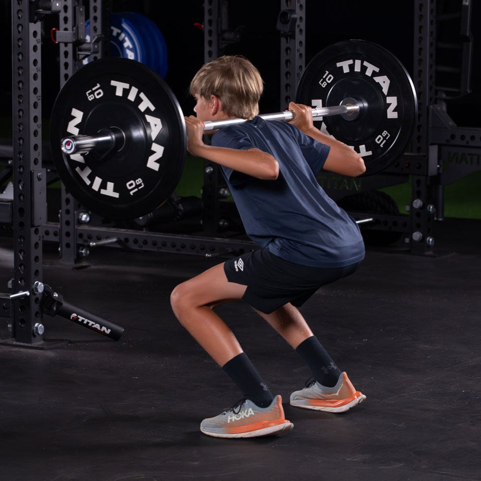8KG Aluminum Olympic Technique Bar | Titan Fitness