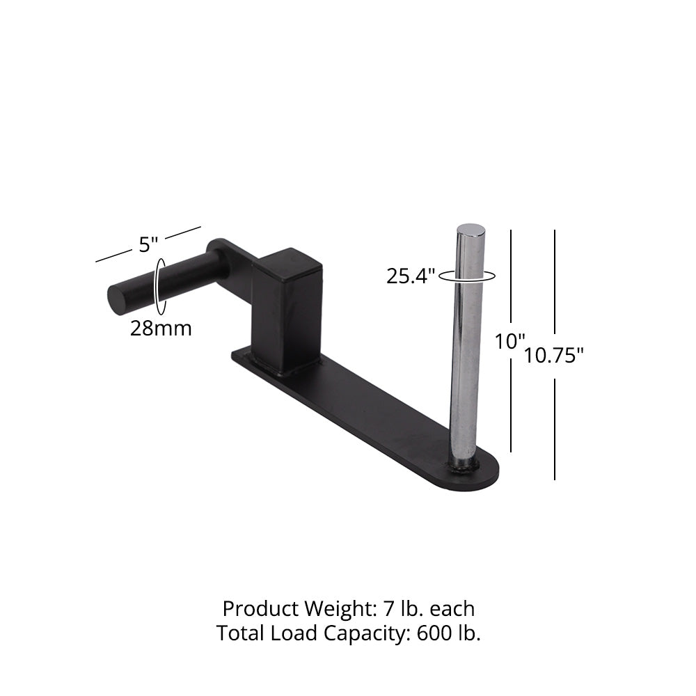 Mini Farmer's Walk Handles with Standard Weight Posts | Titan Fitness