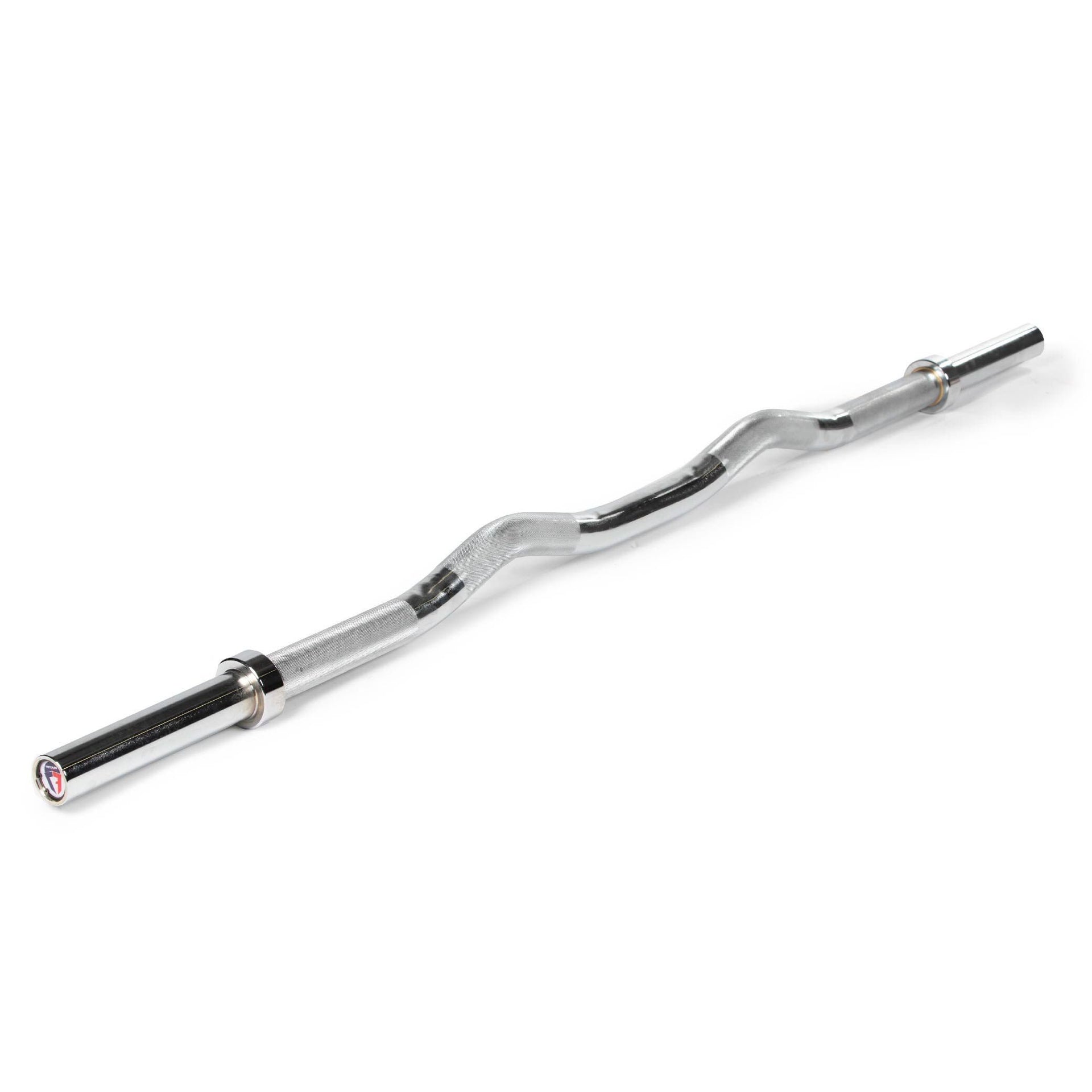 Rackable EZ Curl Fat Bar – Titan Fitness
