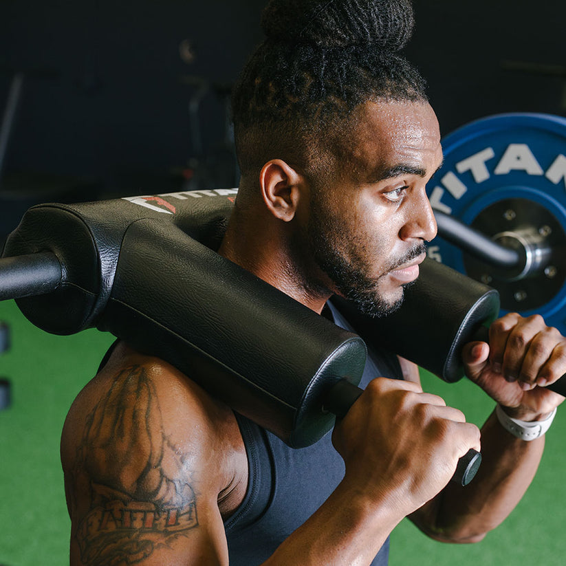 USA Made TITAN Series Safety Squat Bar | Titan Fitness