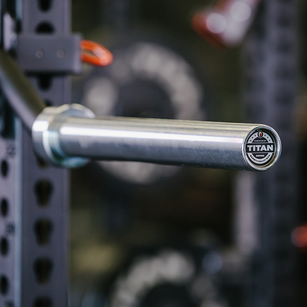 USA Made TITAN Series Safety Squat Bar | Titan Fitness