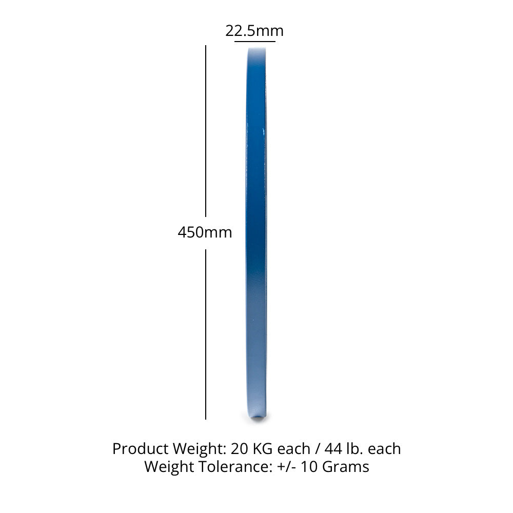 20 KG Single Calibrated Steel Plate – Titan Fitness