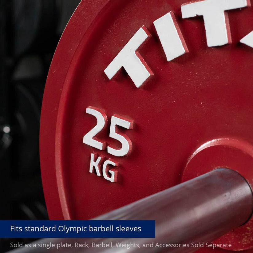 25 KG Single Calibrated Steel Plate – Titan Fitness