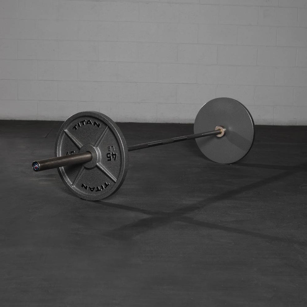 45 Lb Cast Iron Olympic Plates | Titan Fitness