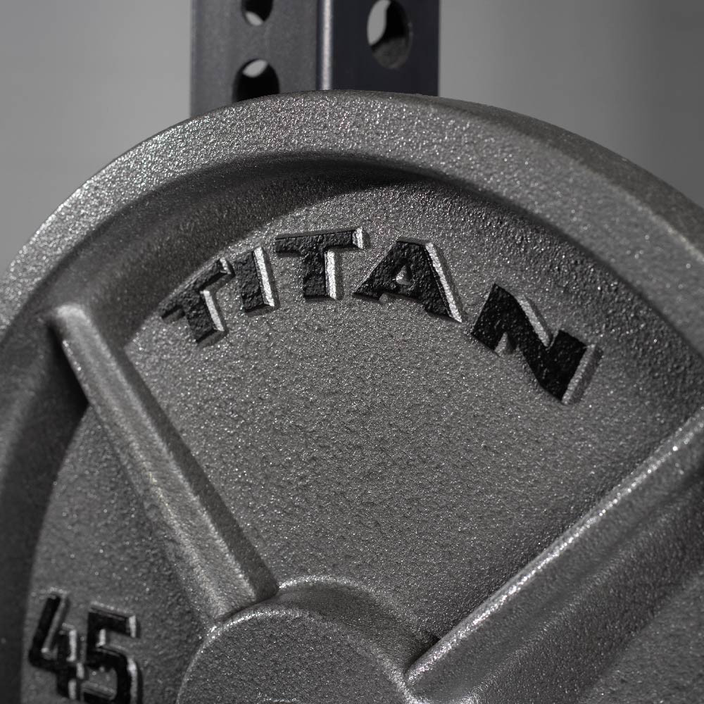 45 Lb Cast Iron Olympic Plates | Titan Fitness