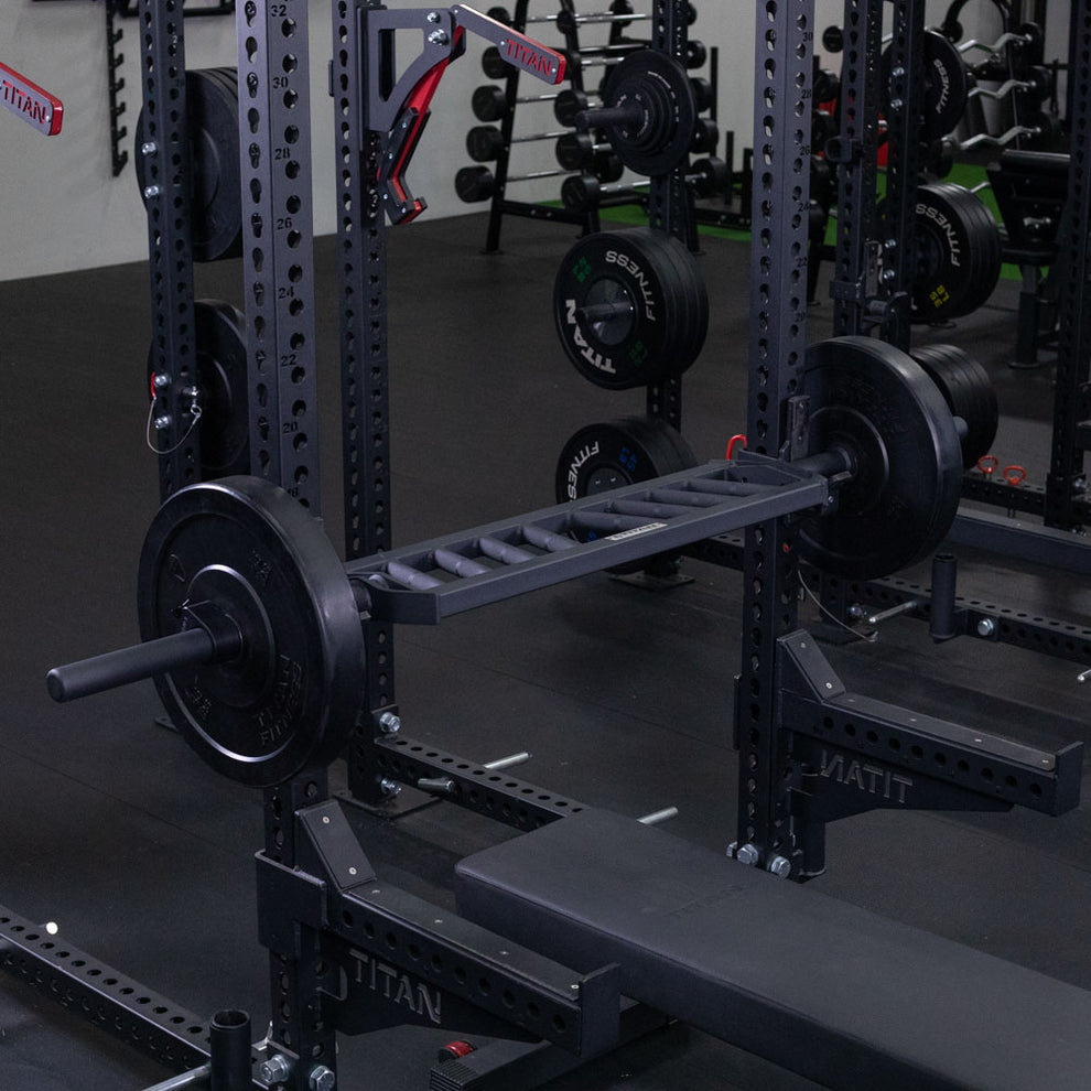 Angled Multi-Grip Football Barbell | Titan Fitness