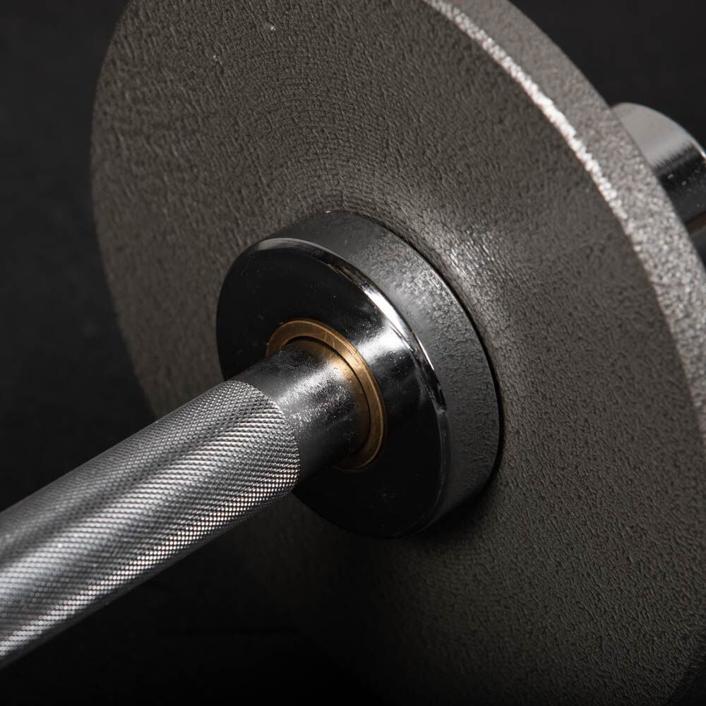 Pair Loadable 15" Olympic Dumbbell Handles | Titan Fitness